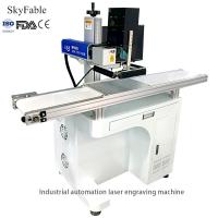 China Intelligent Visual Laser Marking Machine With 0.01mm Precision Engraving Customized for sale