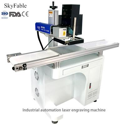 China Intelligent Visual Laser Marking Machine With 0.01mm Precision Engraving Customized for sale