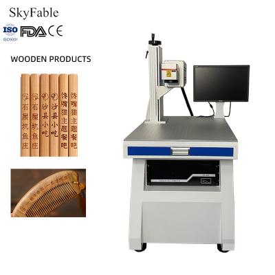 China High Precision CO2 Laser Marking Machine Graphic Format Cdr Repeatable Accuracy ±0.01mm for sale