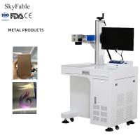 China 20W 30W 50W Power MOPA Fiber Laser Marking Machine Windows 7/8/10 Operating System for sale