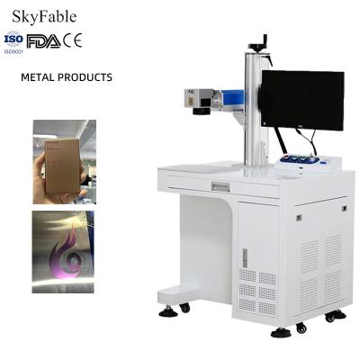 China 20W 30W 50W Power MOPA Fiber Laser Marking Machine Windows 7/8/10 Operating System for sale