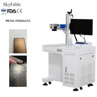 China High Peak Power MOPA Laser Marking Machine Wavelength 1064nm Supported File Formats PLT for sale