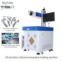 China Industrial UV High Speed Laser Marking Machine For Electronic Chip Medical Equipment for sale