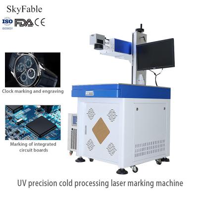 China 20 - 200kHz PVC / ABS Plastic UV Laser Marking Machine For Car Parts QR Code Spraying for sale