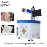 China 220V Single Phase UV Laser Carving Machine For Jade Ceramic Micro Hole Marking for sale