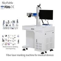 China Stainless Steel Titanium Alloy Fiber Laser Marking Machine Precision Engraving Machine for sale