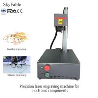 China Desktop Precision Jewelry Laser Engraving Machine Customized 7000mm/s Speed for sale