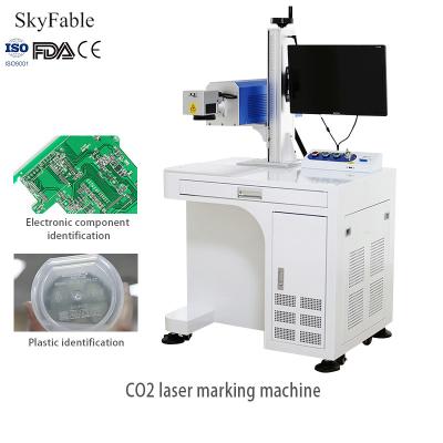 China Carbon Dioxide Precision Laser Marking Machine Electronic Component Identification Equipment for sale