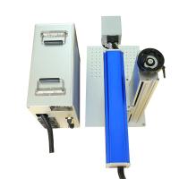 China High Speed 1064nm Fiber Laser Marking Machine 20W For Metal Space Saving for sale