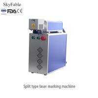 China High Speed 20W Fiber Laser Engraver Air Cooling Metal Laser Marking Machine for sale
