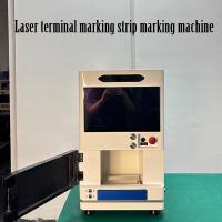 China Laser Marking Machine laser metal marking machine Terminal Strip White Strip Digital Plate Plastic Identification Marking Strip Engraving Industrial Printing and Marking Machine for sale