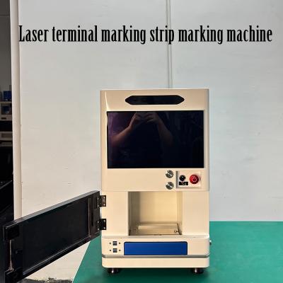 China Laser Marking Machine laser metal marking machine Terminal Strip White Strip Digital Plate Plastic Identification Marking Strip Engraving Industrial Printing and Marking Machine for sale