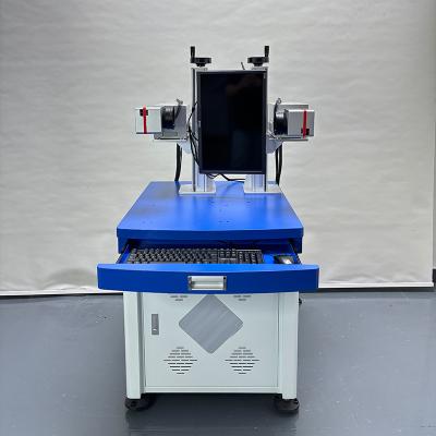 China Cost-effective Dual-head Laser Marking Machine with Efficiency Equivalent To Two Standalone Machines Saves Cost And Space for sale