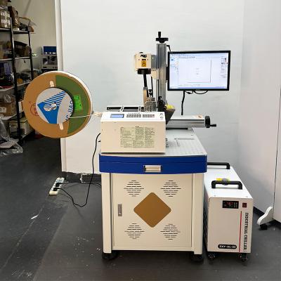 China Fiber Laser Marking Machine with IP54 Dustproof Design 100000 Hours Lifespan and 50W-100W Adjustable Power for Continuous Marking for sale