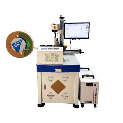 China Industrial Grade Fiber Laser Marking Machine with High-Precision Continuous Marking and Novice 1 Hour To Get Started for sale