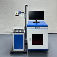 China Industrial Grade Fiber Laser Marking Machine with 110v/220v Working Voltage and 0.2mm Minimum Character Size for Precision Pulse Fiber Laser Engraving for sale