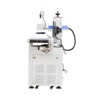 China Intelligent Visual Fiber Laser Marking Machine with Automatic Positioning and 1064nm Laser Wavelength for High-Speed 7000mm/s Engraving for sale