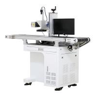 China Visual Positioning Fiber Laser Marking Machine with 110*110mm Marking Size and Automatic Recognition for Precision Engraving for sale