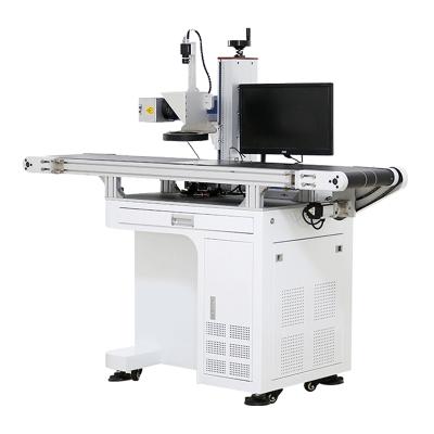 China Visual Positioning Fiber Laser Marking Machine with 110*110mm Marking Size and Automatic Recognition for Precision Engraving for sale