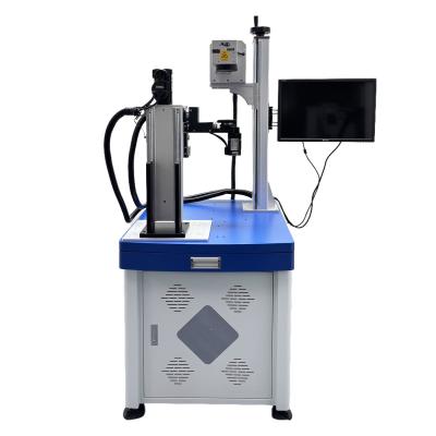 China Four-axis Five-sided Fiber Laser Marking Machine with Four-axis Linkage for Full-angle Marking and ±0.01mm Precision for sale