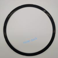China 8 Inch Black Separator Hoop Ring PP Material Wafer Accessory Used For Semiconductor Transportation for sale