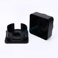China 6 Inch Black ESD Low Gas Release Wafer Carrier Box ROHS Certificated Conductive PP Material for sale