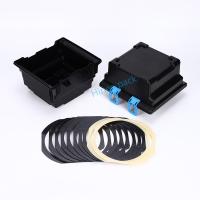 China Black Conductive PP Material Wafer Carrier 6 Inch Wafer Storage Box for sale