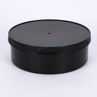 China Lightweight 8 Inch Black Wafer Jar Transport Box Canister Cassette SGS Compliant for sale