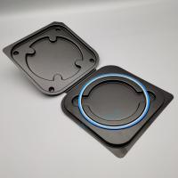 China Black PET Material Silicon Wafer Horizontal Box For Semiconductor Transport for sale