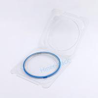 China Clamshell Silicon Wafer Box Transparent Black With Hoop Ring ROHS Compliant for sale