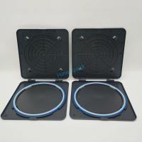 China 8 Inch PC Material Black Single Wafer Shipper Box With Hoop Ring Suitable For Wafer Fab for sale