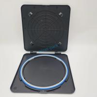 China 8 Inch Black Square Single Wafer Carrier Trays Customized For Clean Room Use for sale