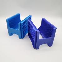 China Silicon Wafer Shipping Containers Cassette Box PP Material H-Square Colorful Carrier Low Outgassing for sale