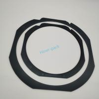 China Custom Flex Dicing Ring Frame 8 Inch Wafer Accessories Black PPS Material Used in Semiconductor Field for sale