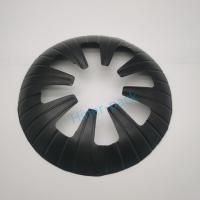 China 8 Inch Black ESD Wafer Cap Buffer Round Recyclable for sale