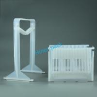China Multi Vertical Transparent Wafer Cassette Box For Semiconductor Cleaning Corrosion Resistance for sale