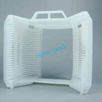 China OEM 25 Slots Wafer Cassette Box PFA White Wafer Carrier Packing Material for sale