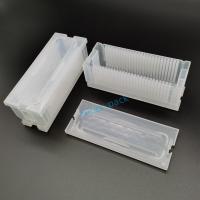 China Customized Clean PP Material Wafer Carrier Box  2/3 Inch Series Wafer Shipping Box For Clean Room for sale