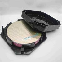 China Conductive PP Material Black Horizontal Wafer Shipper Cassette 300mm Wafer Carrier Box for sale