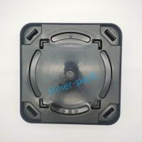 China Low Outgassing Silicon Wafers Carrier 8 Inch Black Horizontal Wafer Frame Cassette Shipper for sale