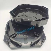 China Customized ODM 12 Inch Black ESD Horizontal Wafer Shipper For Secure Transportation for sale