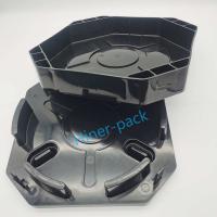 China Customized ODM 12 Inch Black ESD Horizontal Wafer Shipper For Secure Transportation for sale