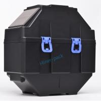 China 12 Inch 300mm Black Flex Frame Wafer Storage Box Wafer Carrier Include Bottom Cover Snap Latch for sale
