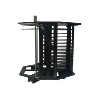 China Anti-Static 12 Inch 13 Slot Silicon Metal Wafer Carrying Cassette With Handle for sale