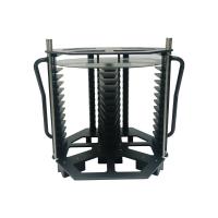 China Anti-Static 12 Inch 13 Slot Silicon Metal Wafer Carrying Cassette With Handle for sale