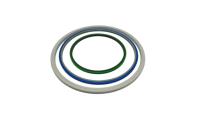 China Grey And Blue Wafer Hoop Ring Widely Used For Durable Fastening In Industrial Settings for sale