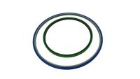 China Double Round Wafer Hoop Ring With Blue Film High Compatibility Most Used In Wafer Testing for sale