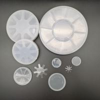 China Spring Design Wafer Shipping Box Coin Sytle Transport Cutting Wafers With Visual Design for sale