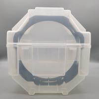 China 8 Inch Transparent Wafer Shipping Box For Transport And Storage With Low Gas Release for sale