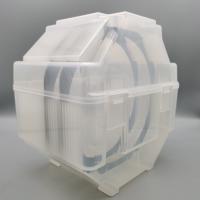 China 8 Inch Transparent Wafer Shipping Box For Transport And Storage With Low Gas Release for sale